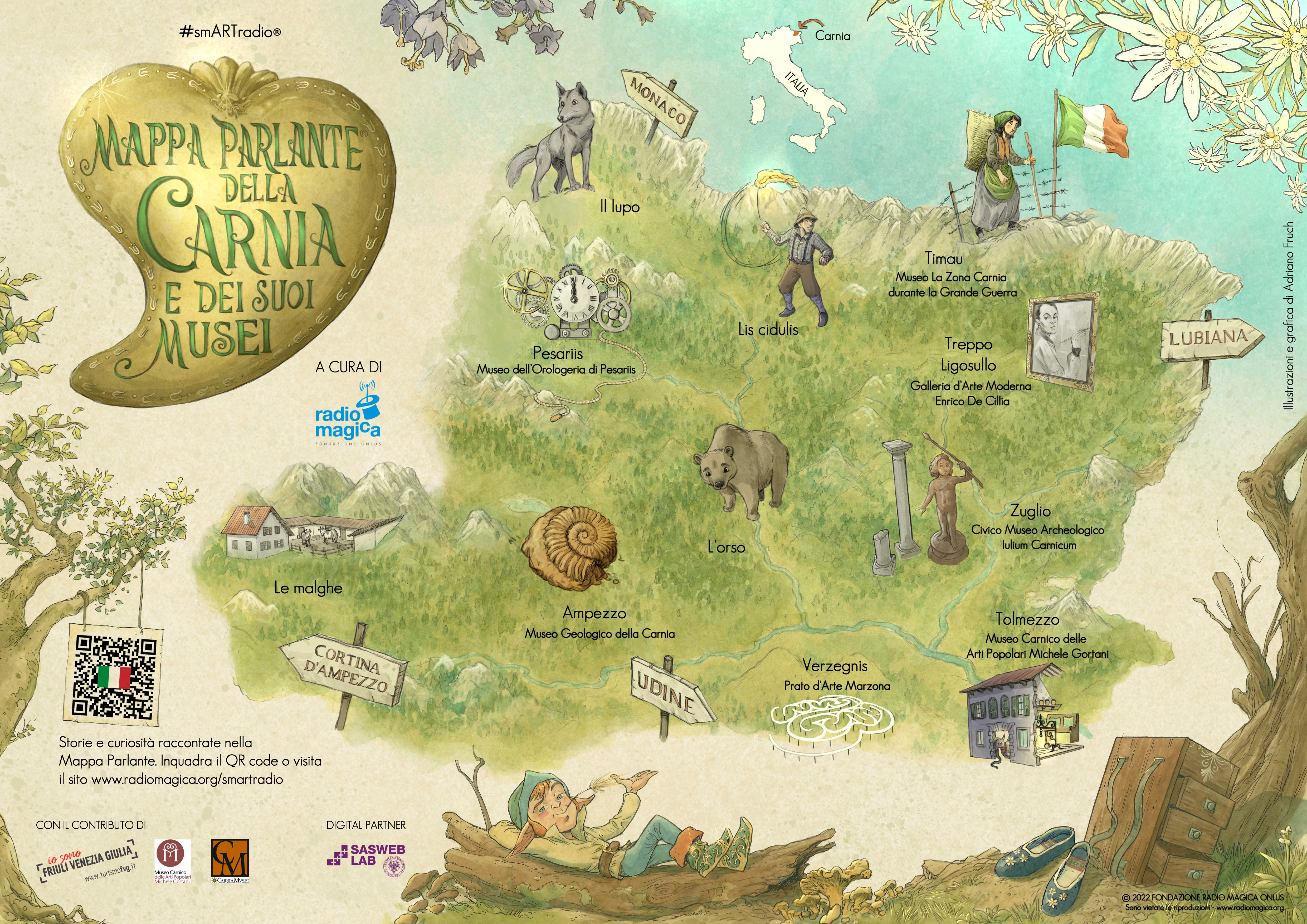Mappa Parlante della Carnia e dei suoi Musei - #smARTradio - Radio Magica